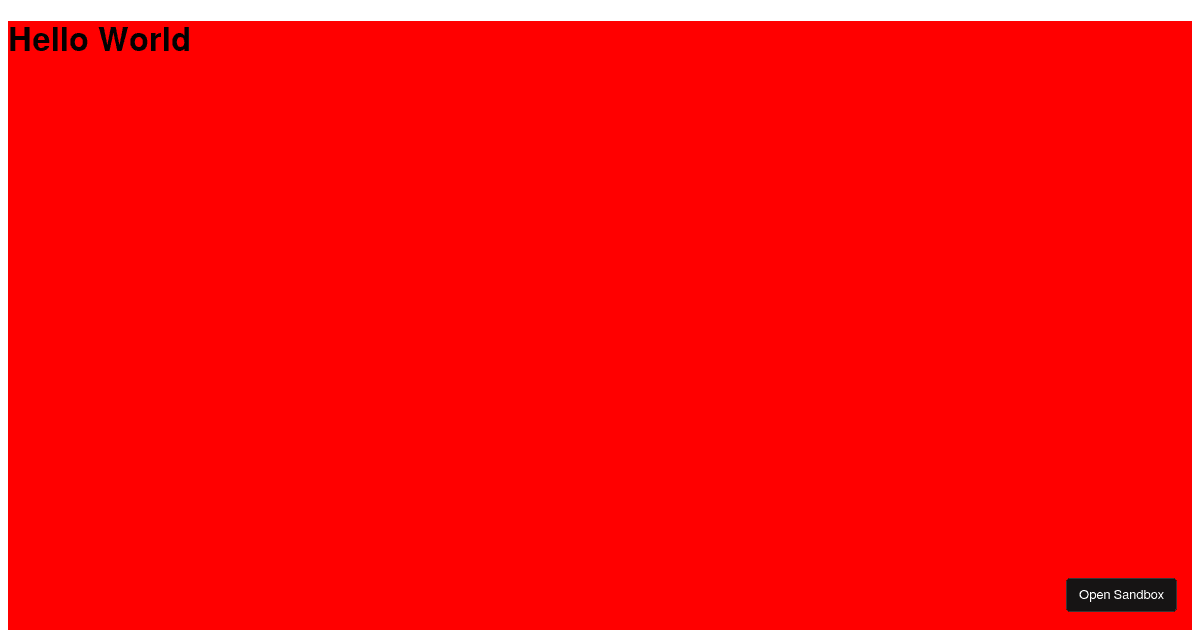 example (forked) - Codesandbox