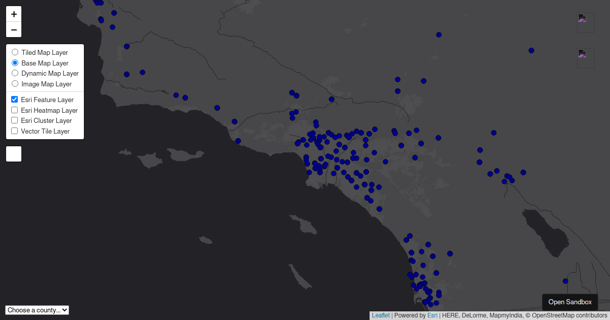 React Esri Leaflet Where Bug With Pointtolayer Codesandbox