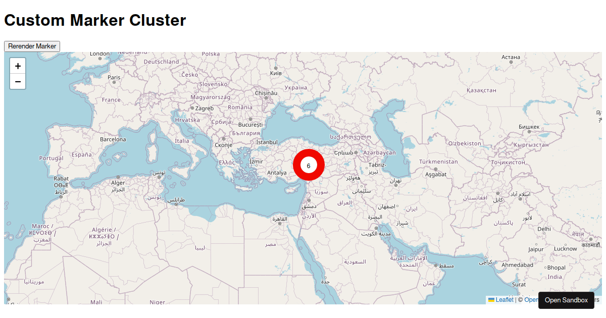 custom-marker-cluster - Codesandbox