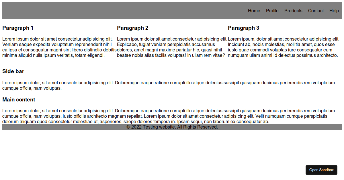 Anuj Html Css Review Codesandbox