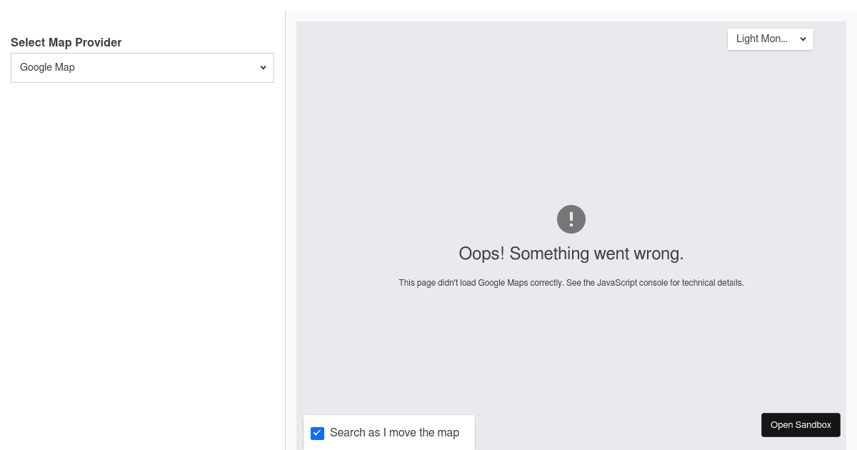 ReactiveMaps - Codesandbox