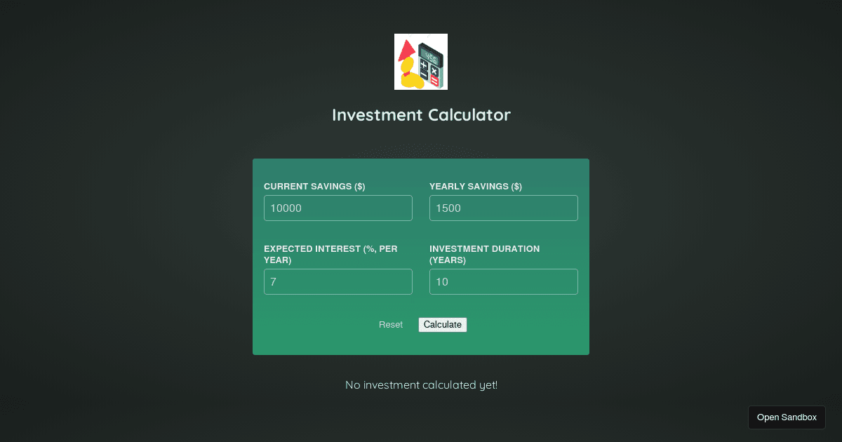 investment-prj - Codesandbox