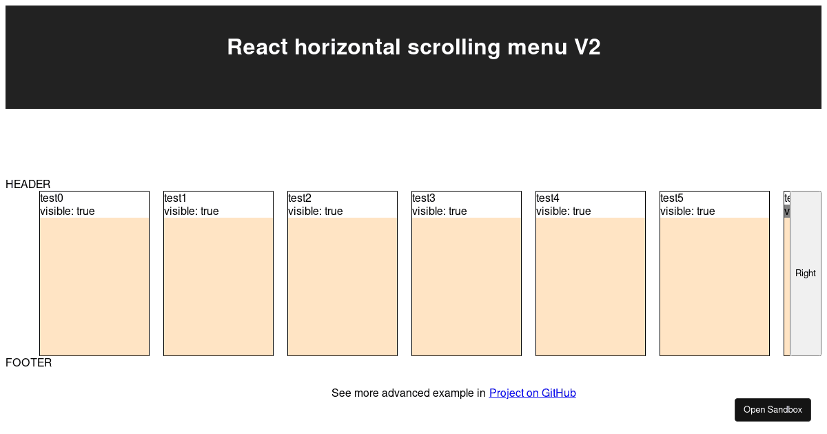 Swipe on mobile - Codesandbox