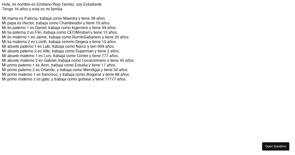 Gorbino quest of life - Codesandbox