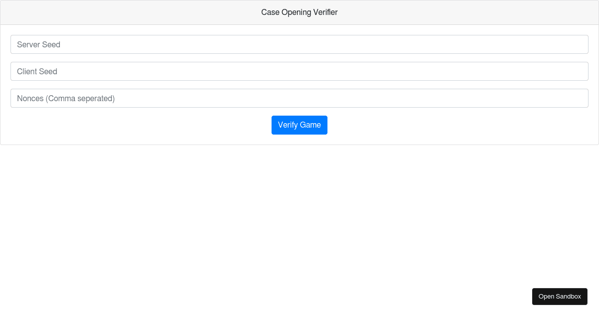 case-opening-verifier - Codesandbox