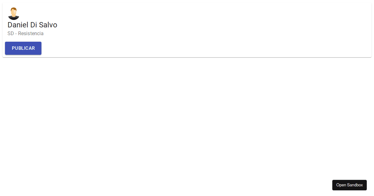 Avatar Card React Material UI (forked) - Codesandbox