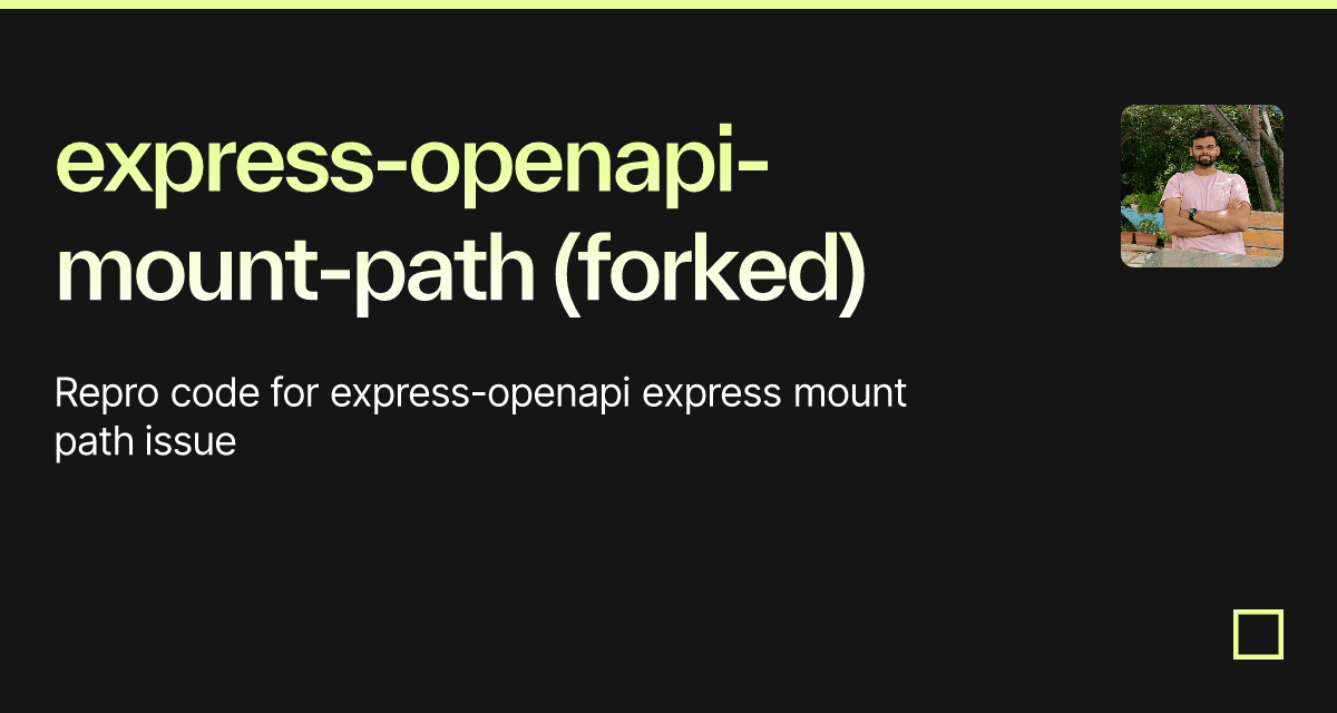 express-openapi-mount-path (forked) - Codesandbox