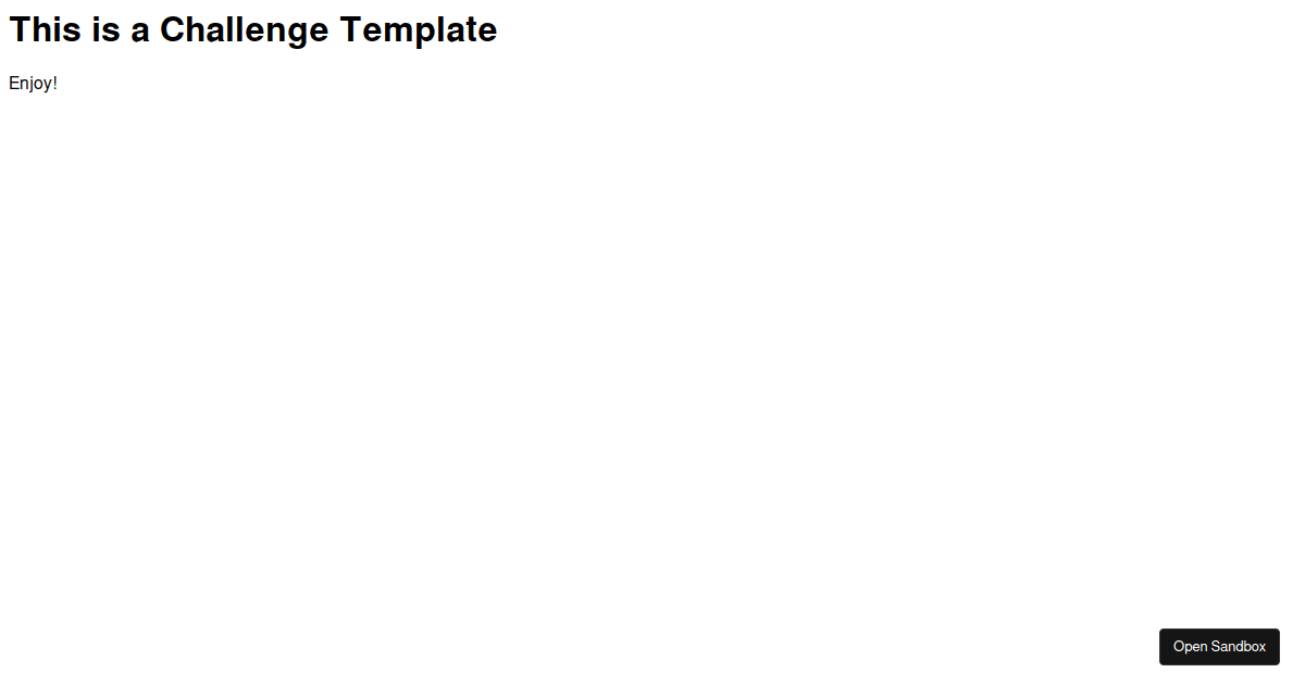 Typescript Mocha Chai Challenge Codesandbox
