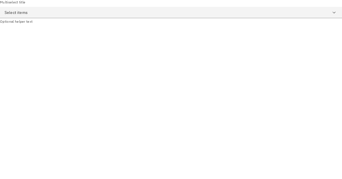 Carbon Web Components Multi Select Example Codesandbox
