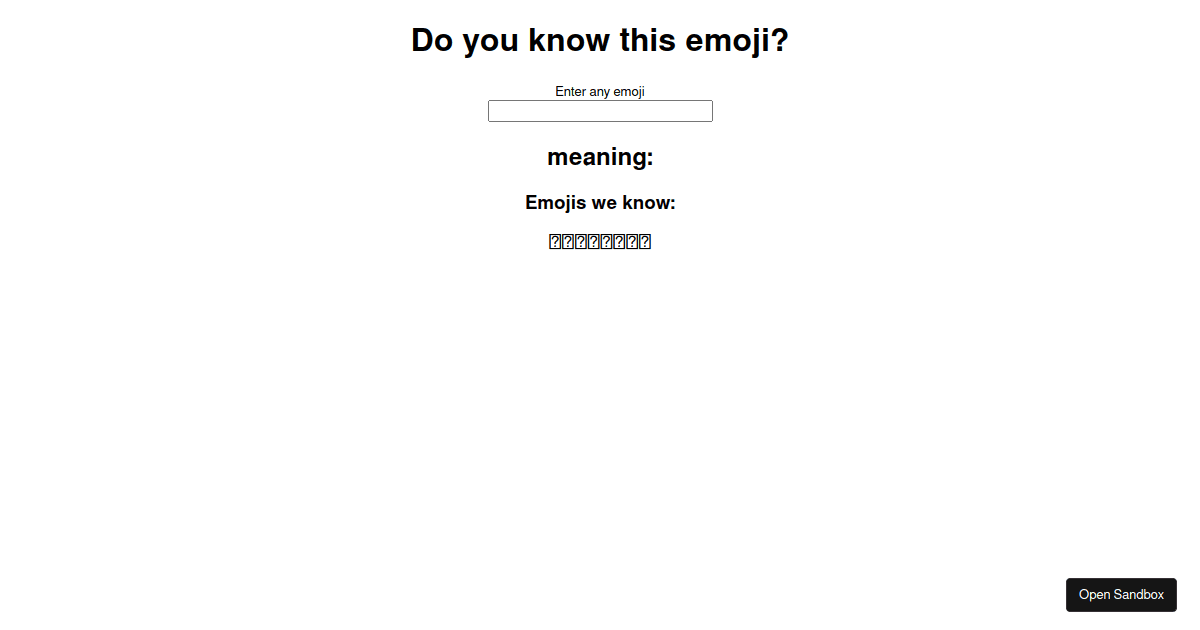 emoji-interpreter-react - Codesandbox