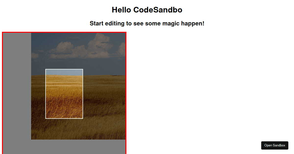 croppie - Codesandbox