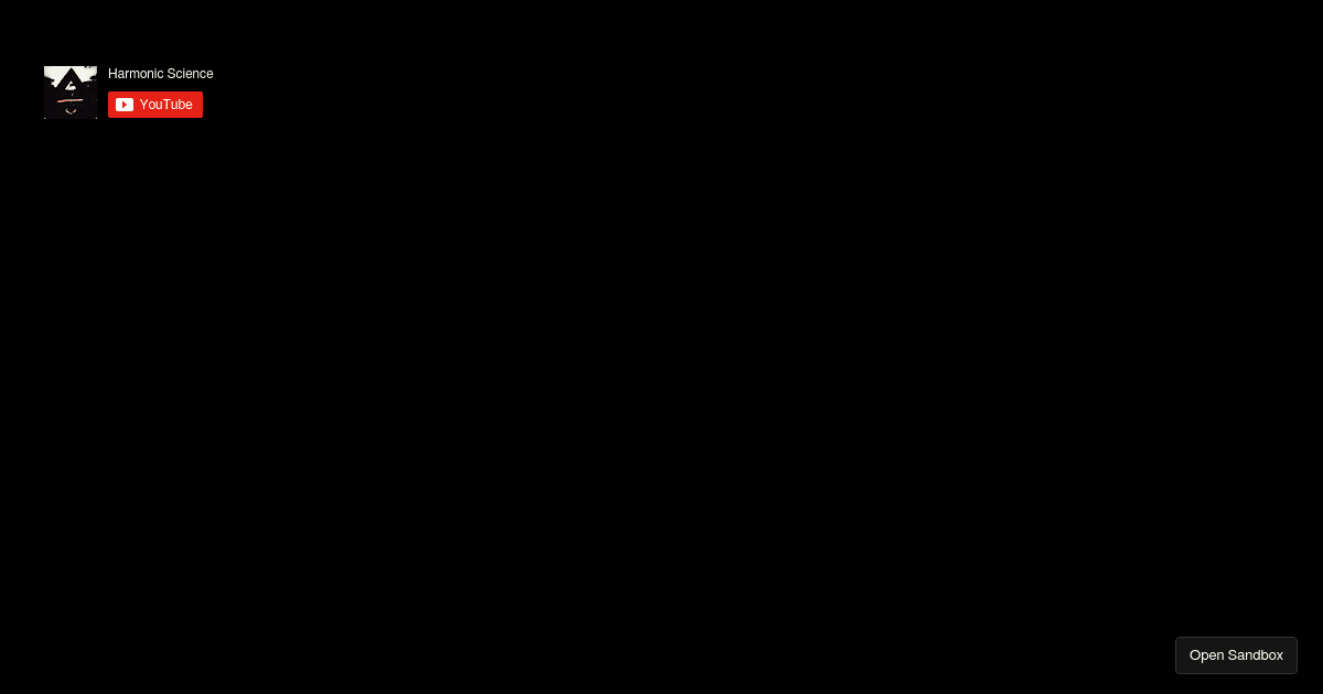 Render a Youtube Subscribe Button - Codesandbox