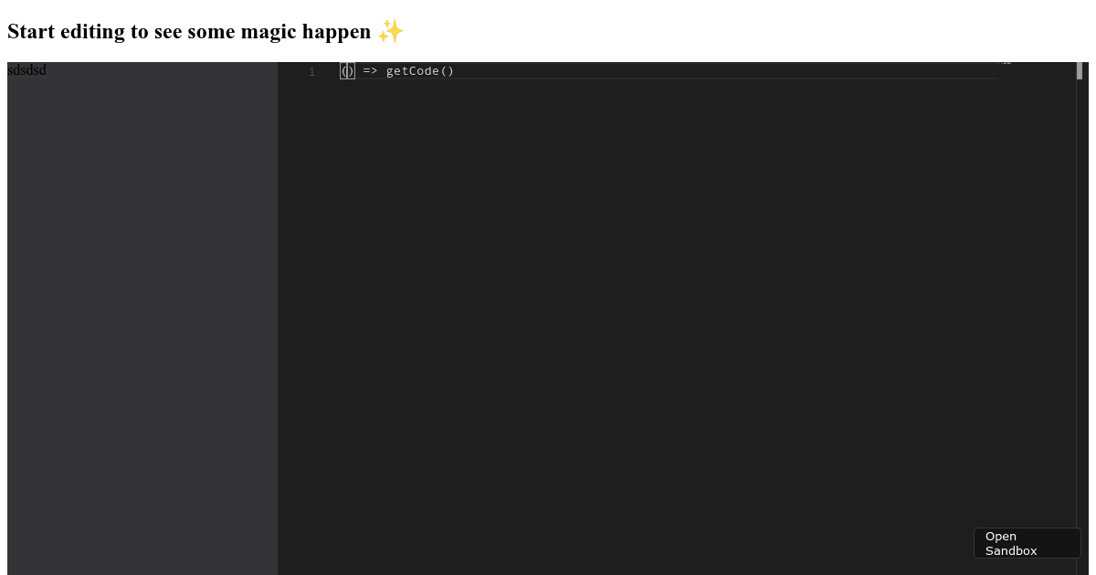 monaco-editor (forked) - Codesandbox