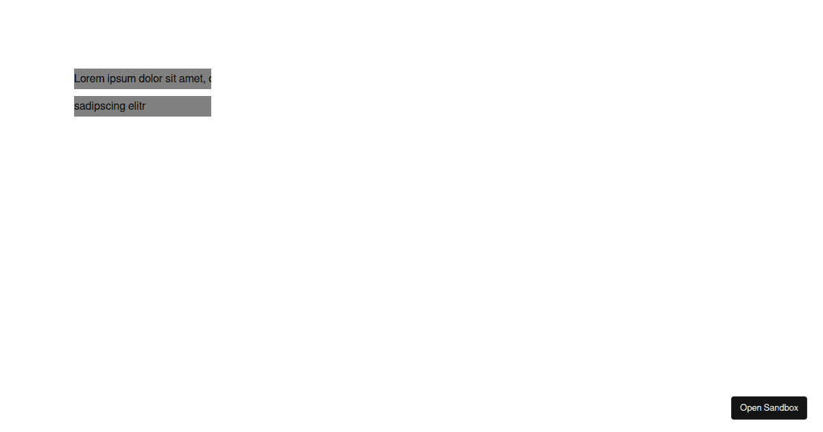 Text Overflow Animation On Hover Codesandbox