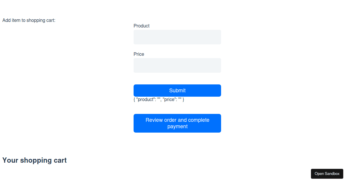 Trigger Submit From Outside Form Forked Codesandbox