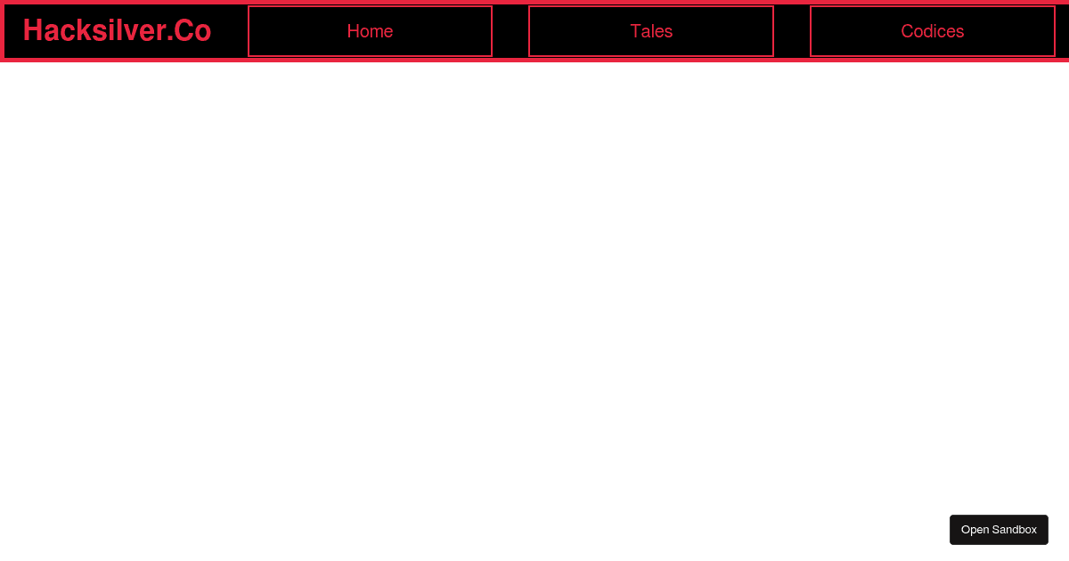 React Routing Forked 4 Defective Codesandbox