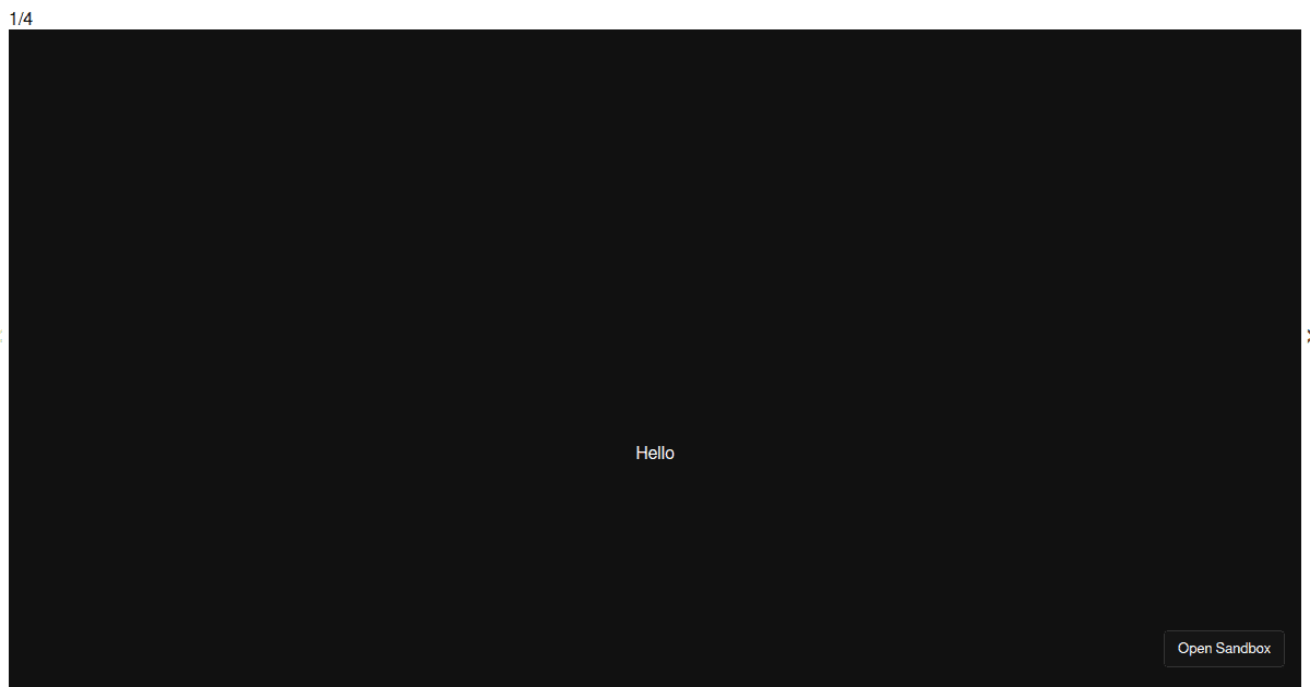 Slide Counter gliderjs (forked) - Codesandbox