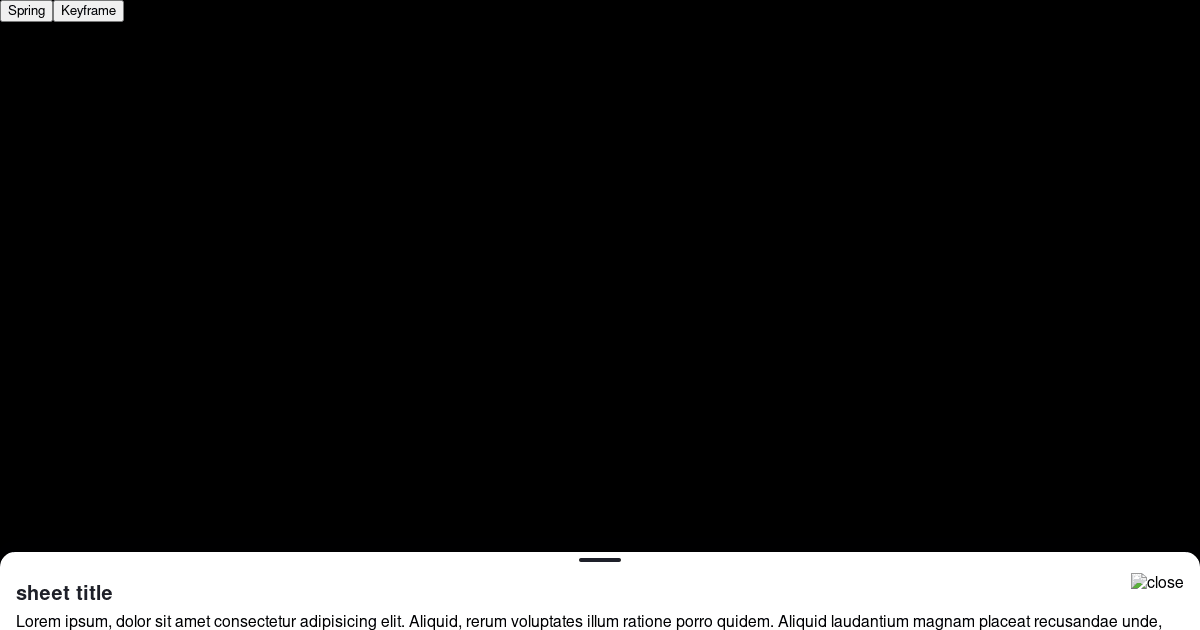 bottom-sheet - Codesandbox