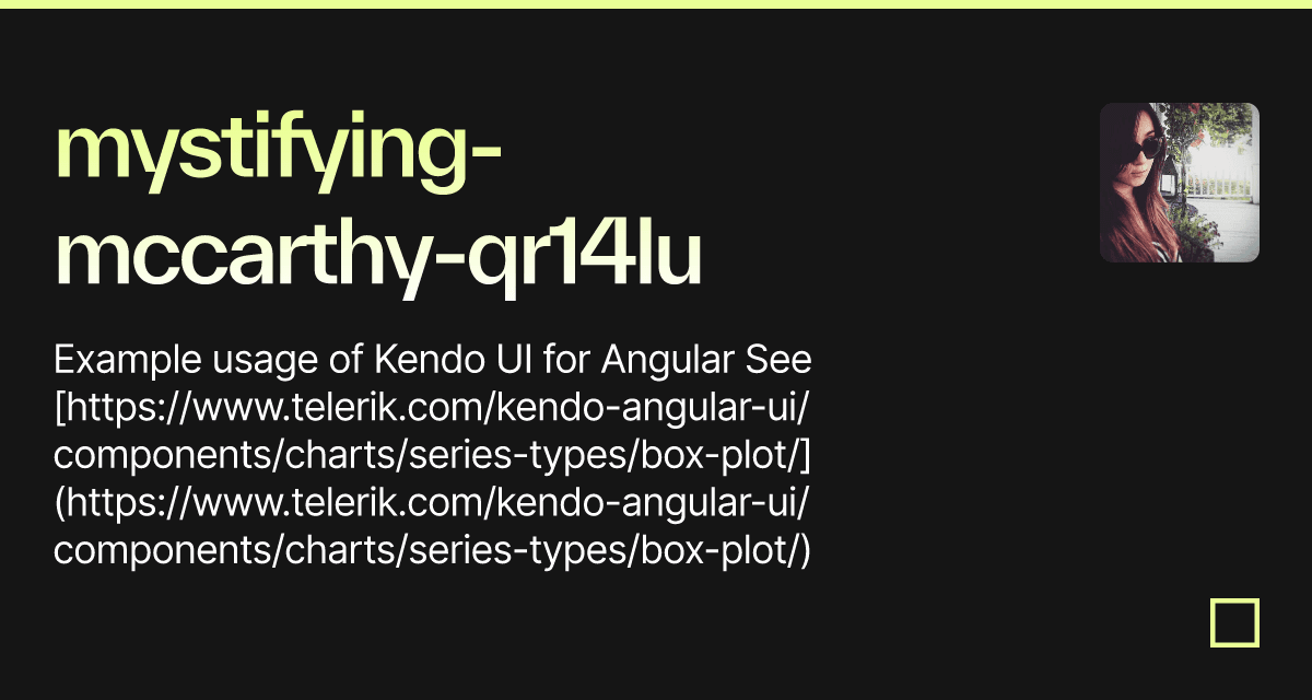 mystifying-mccarthy-qr14lu - Codesandbox