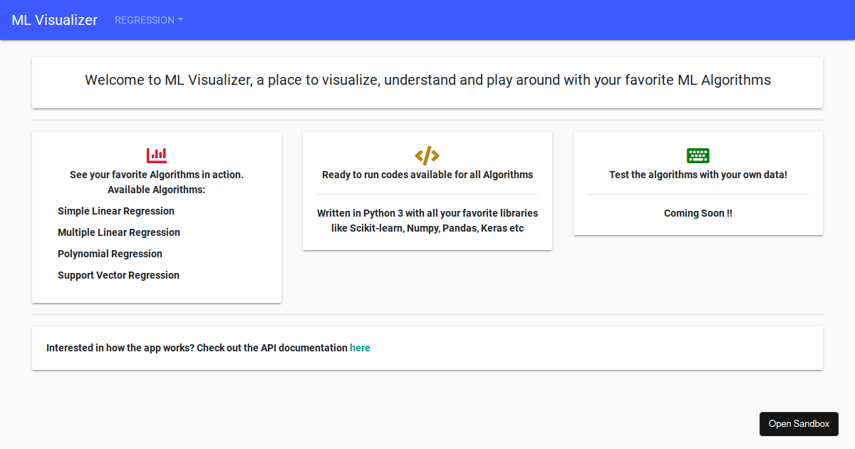 ml-visualizer - Codesandbox