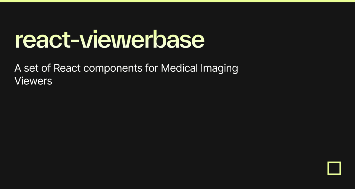 react-viewerbase - Codesandbox