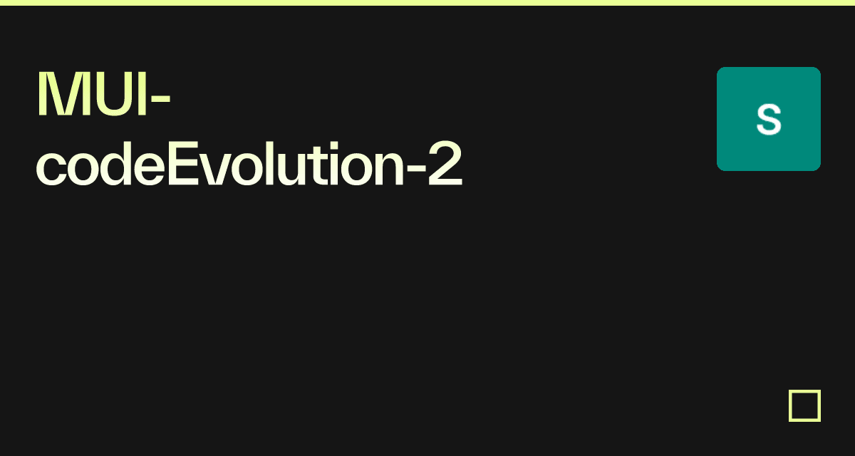 MUI-codeEvolution-2 - Codesandbox
