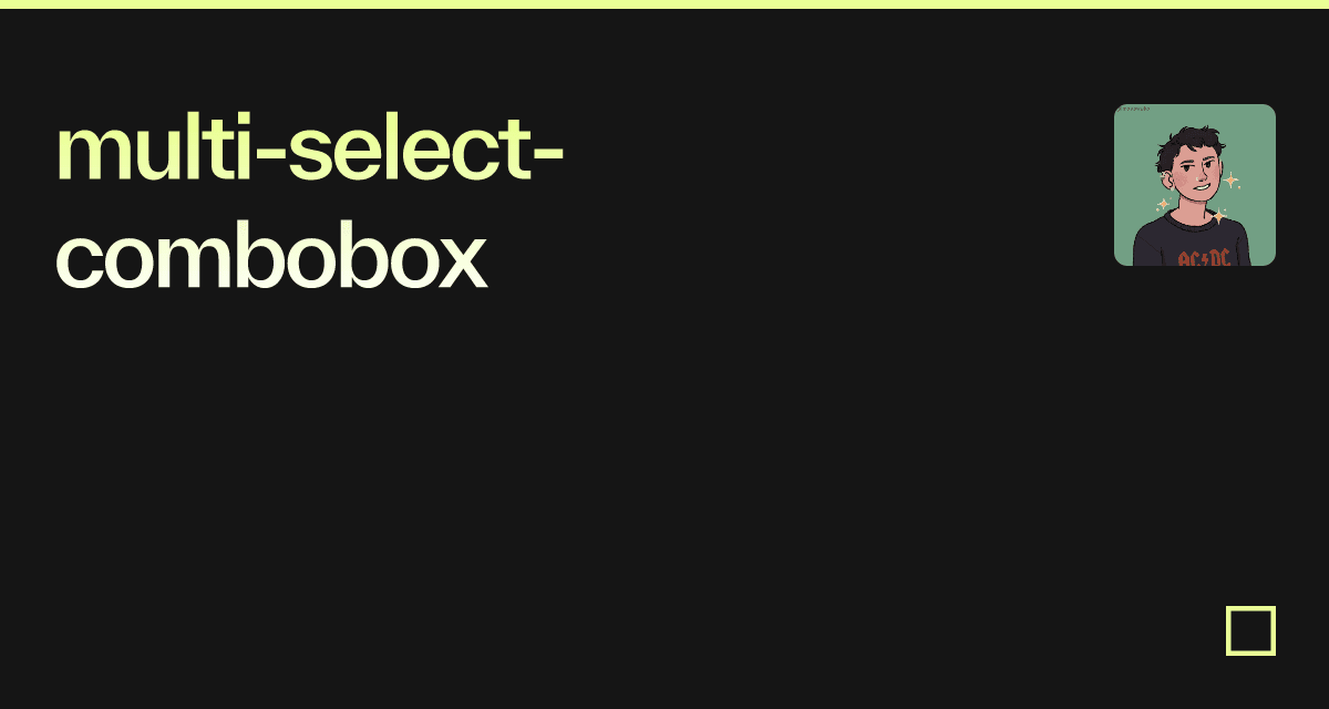multi-select-combobox - Codesandbox