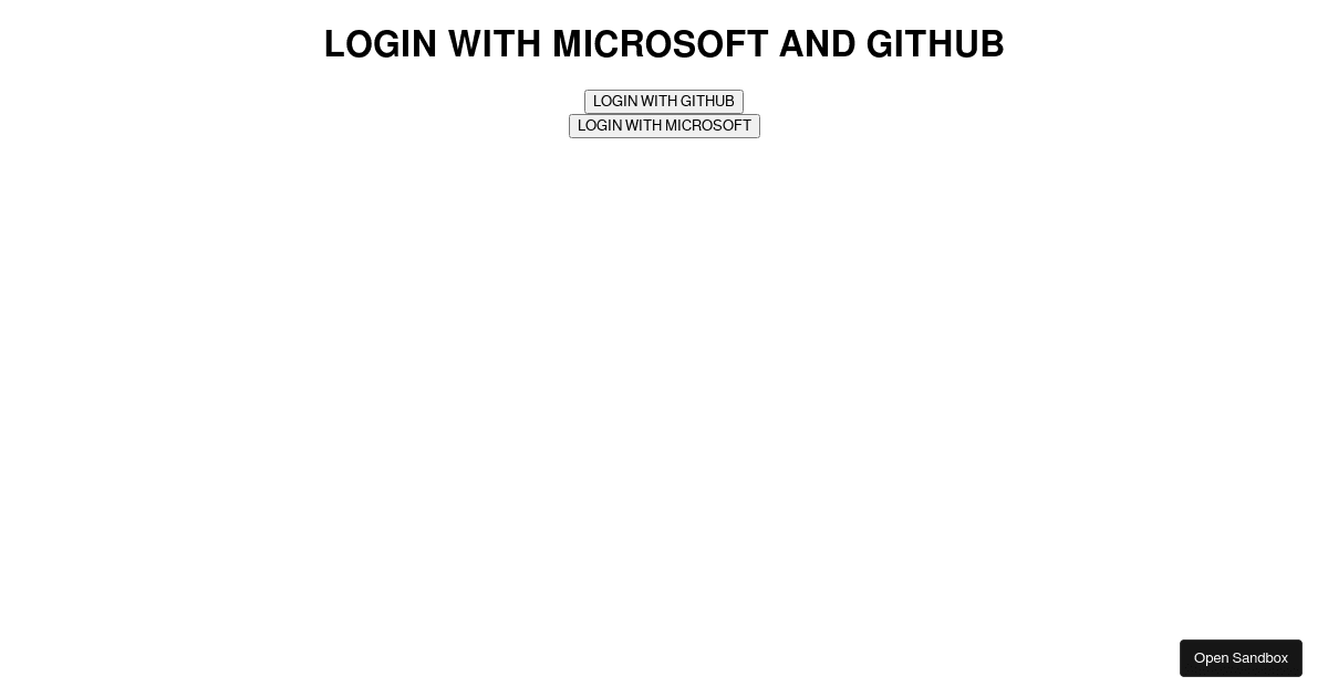 login-github-ms (forked) - Codesandbox