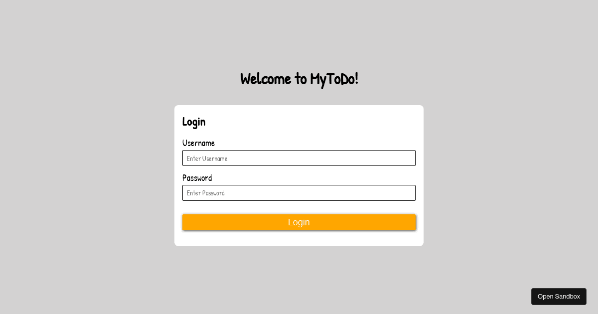 React Redux Todo App Codesandbox 