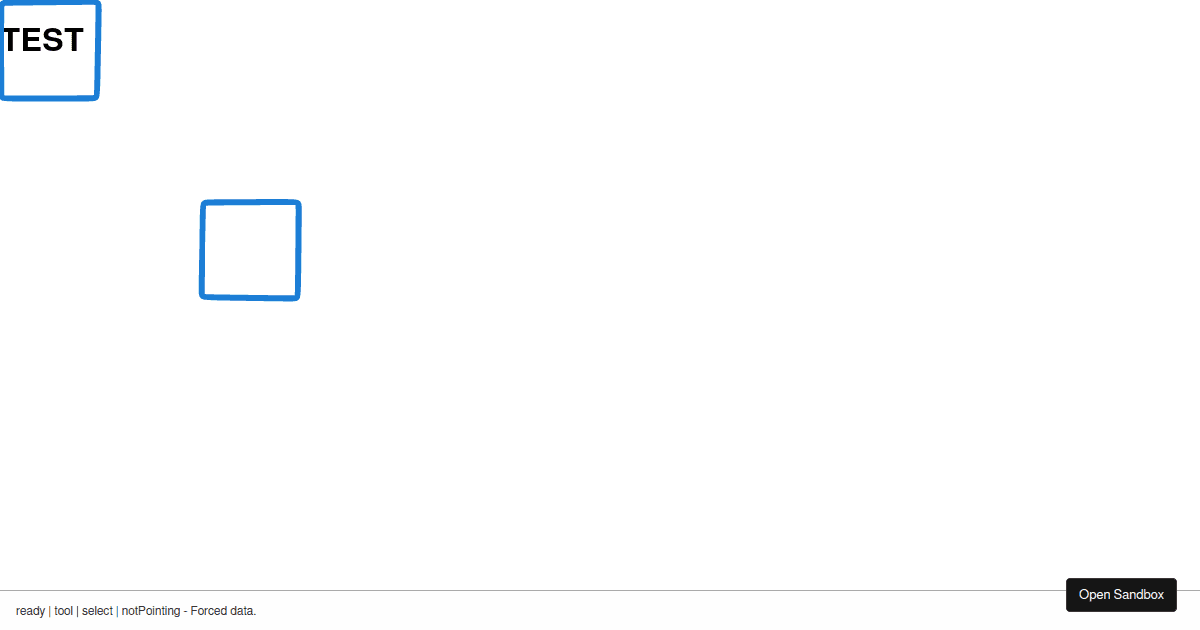 tldraw example (forked) - Codesandbox