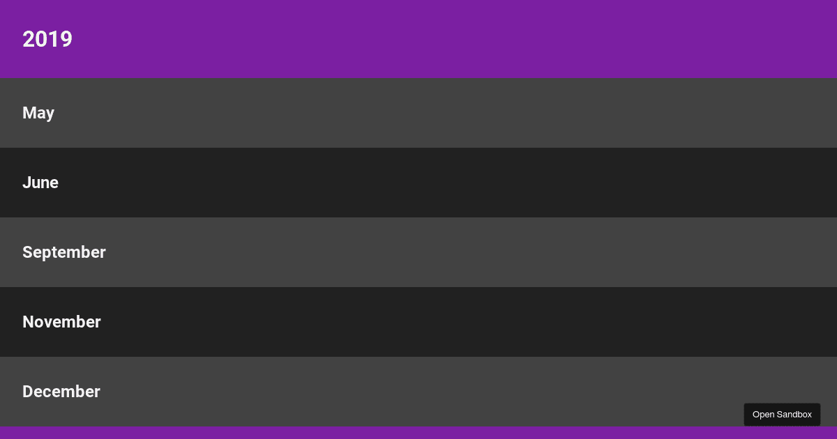 exciting-sunset-qsr9lg - Codesandbox