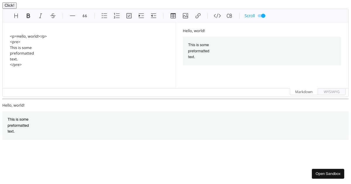 toaster-ui Editor - Codesandbox