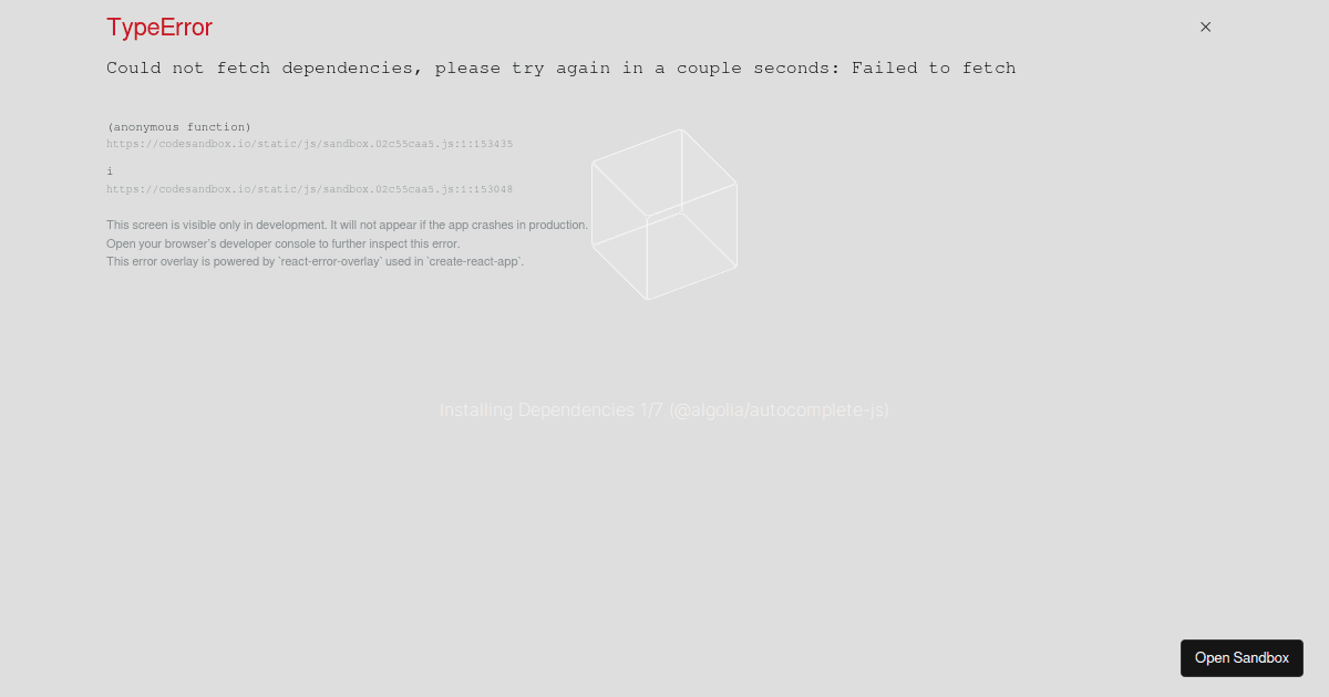 @algolia/autocomplete-example-vue - Codesandbox @algolia/autocomplete-example-vue - Codesandbox