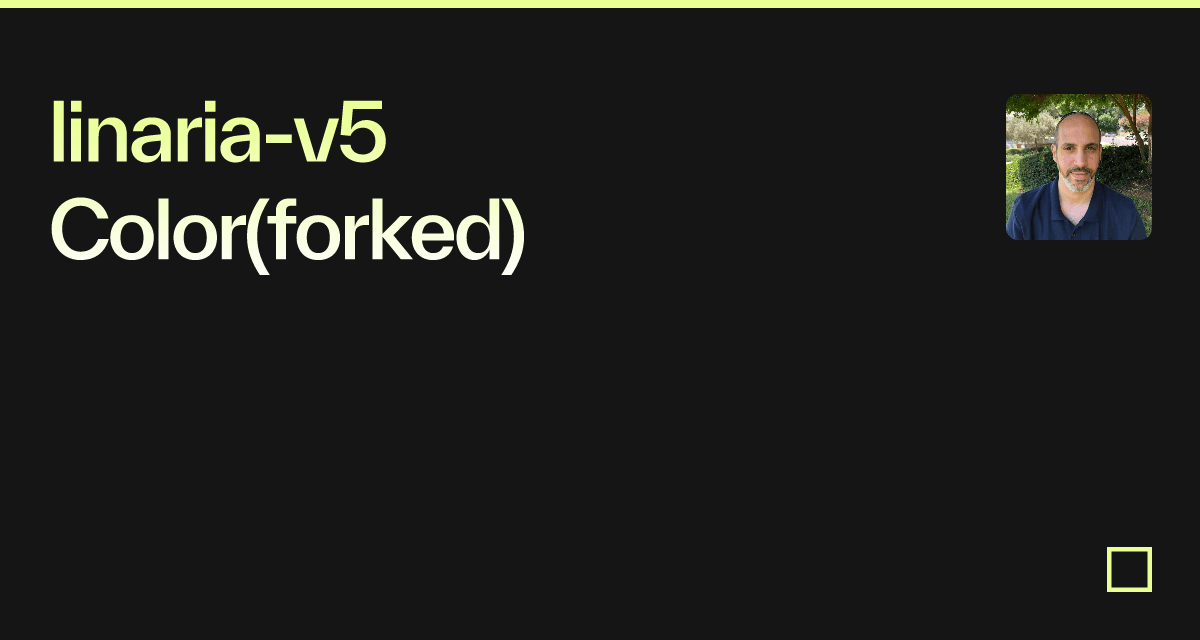 linaria-v5 Color(forked) - Codesandbox