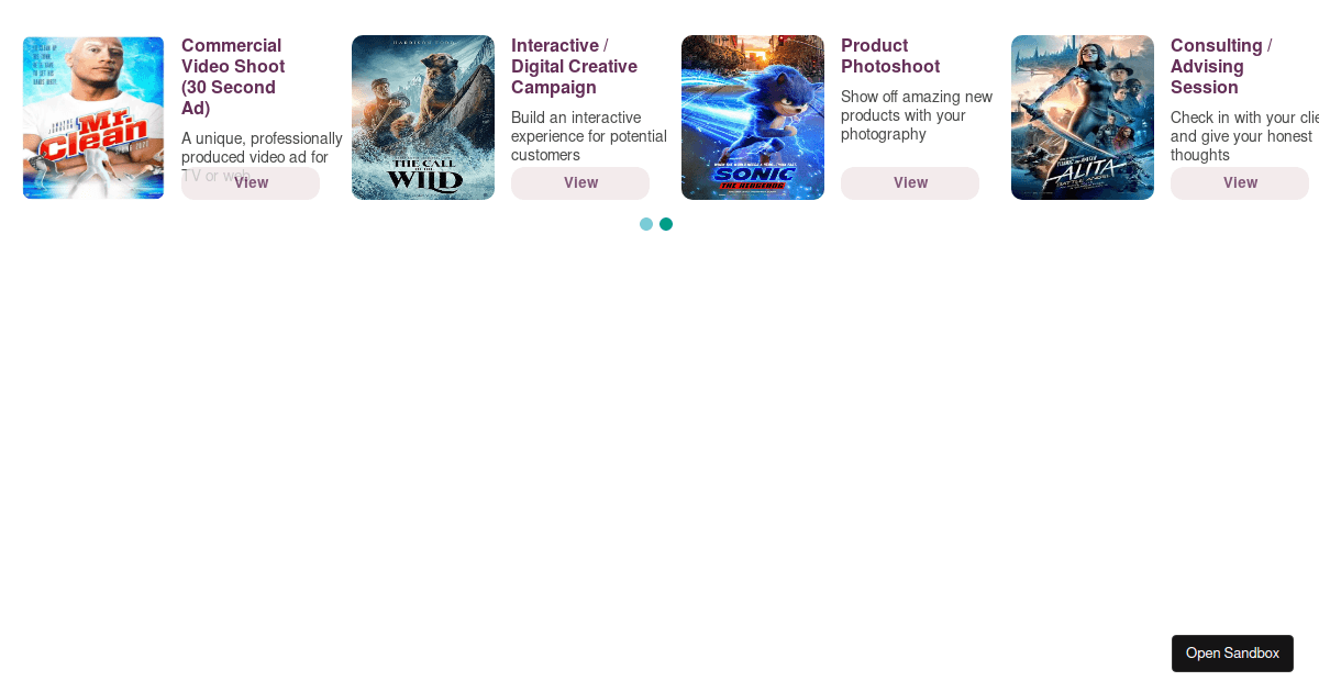 Carousel - Codesandbox