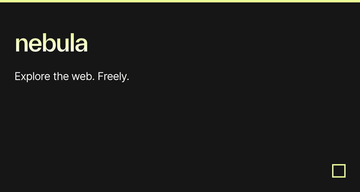 nebula - Codesandbox
