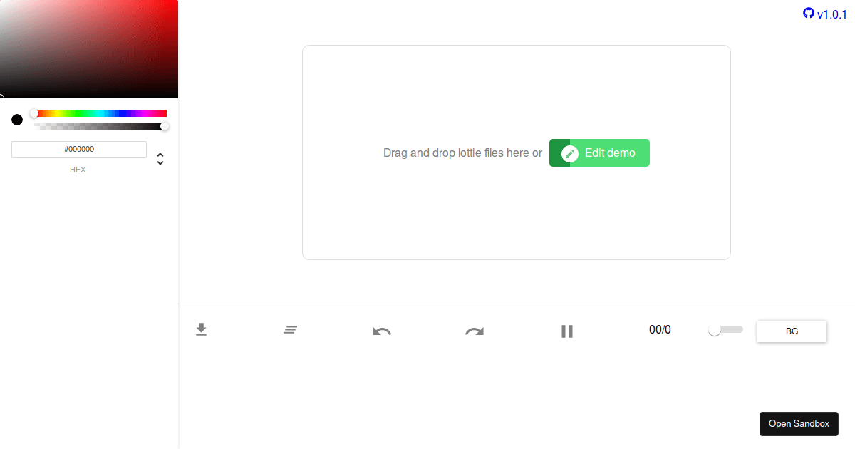 lottie-editor - Codesandbox