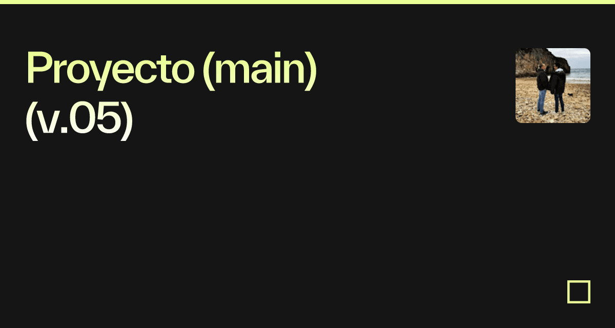 Proyecto (main) (v.05) - Codesandbox