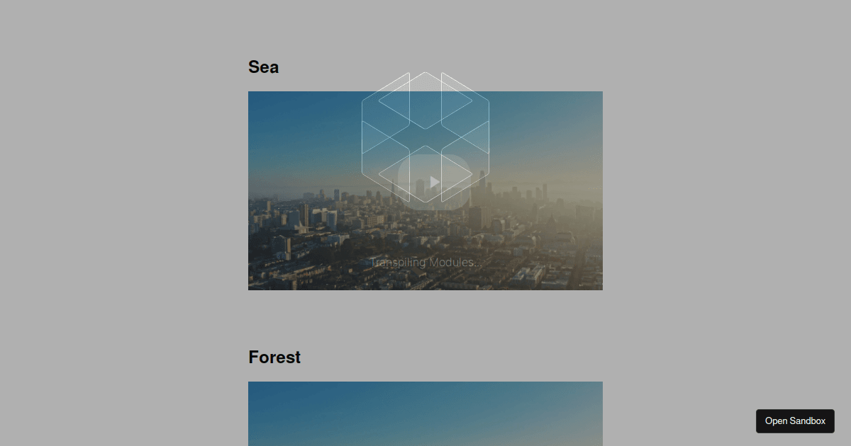 original - video js theme examples - Codesandbox