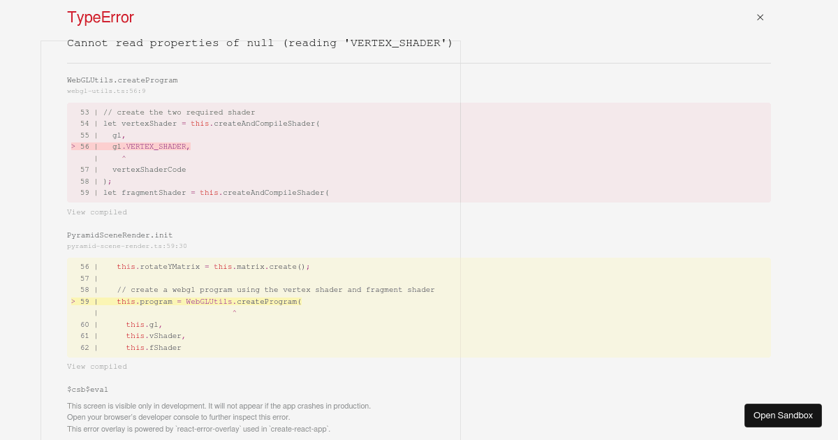 Learn Webgl Codesandbox 9335