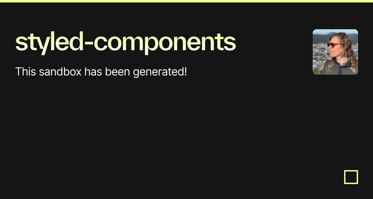 styled-components - Codesandbox