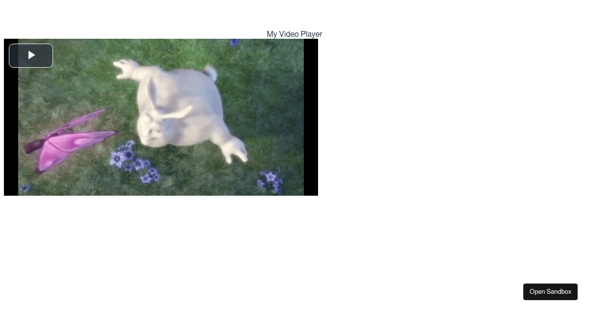 videojs-player - Codesandbox