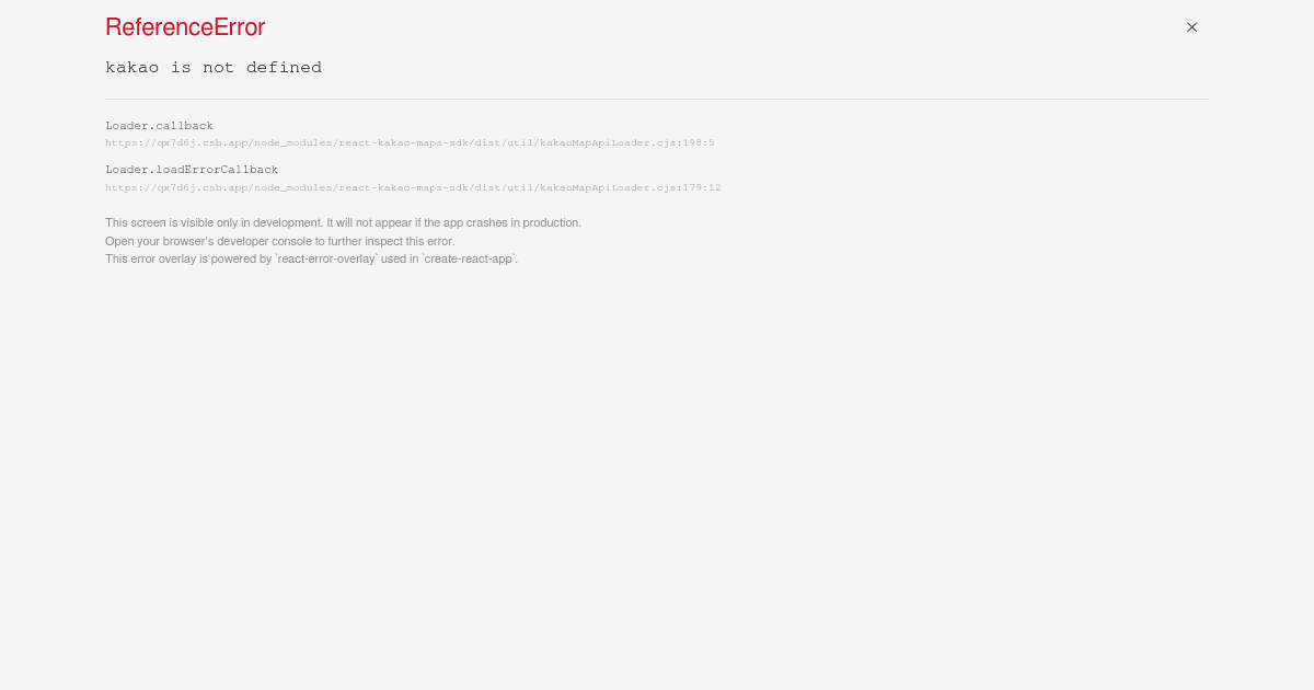 kakao-map-sdk - Codesandbox