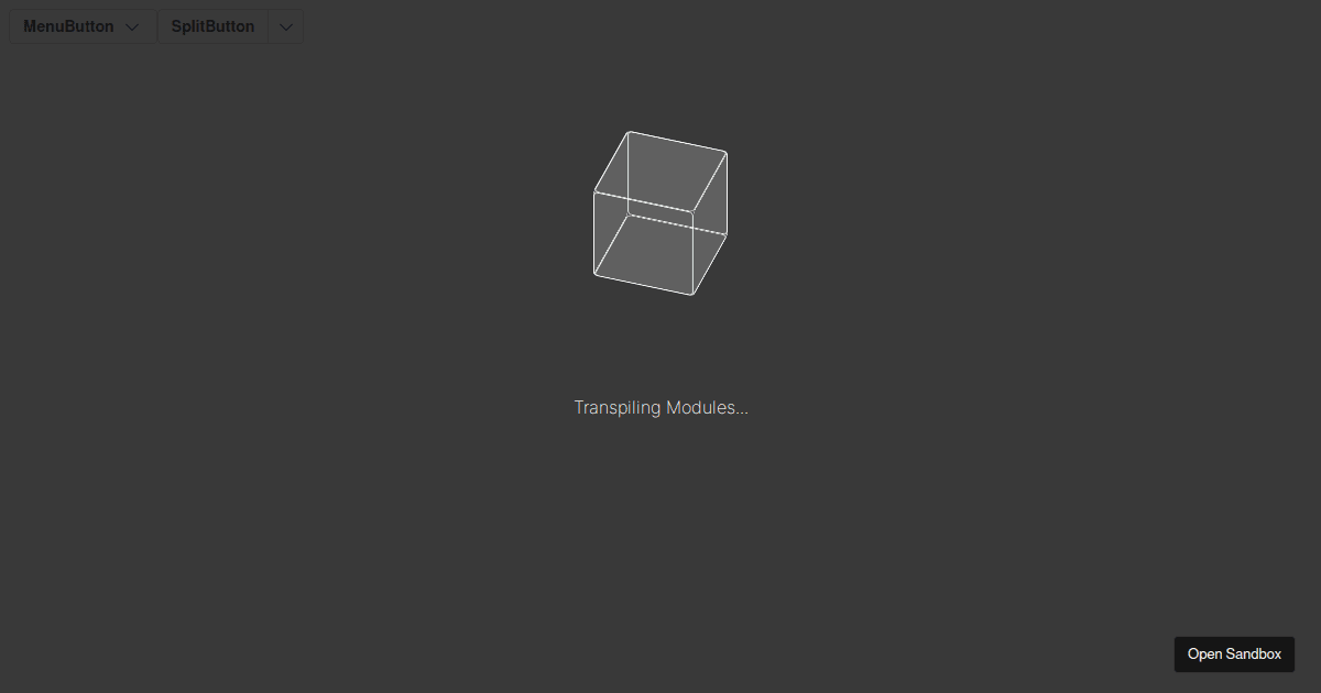 MenuButton and SplitButton with the old menu (forked) - Codesandbox