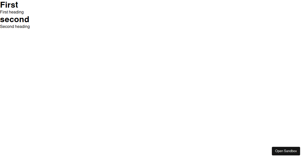 Testing Markdown React Codesandbox