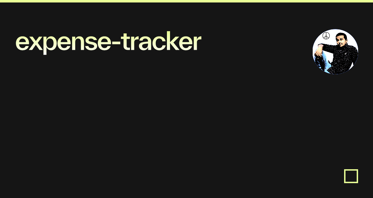 expense-tracker - Codesandbox