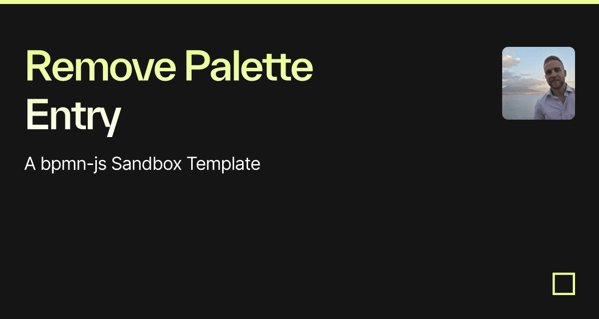 Remove Palette Entry - Codesandbox