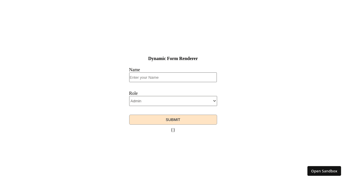 Json To Ui Codesandbox 2393