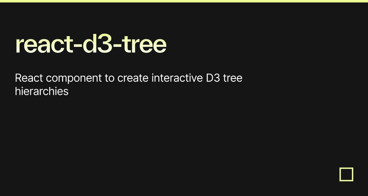 react-d3-tree - Codesandbox