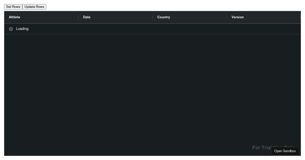 ag-grid-packages - Codesandbox